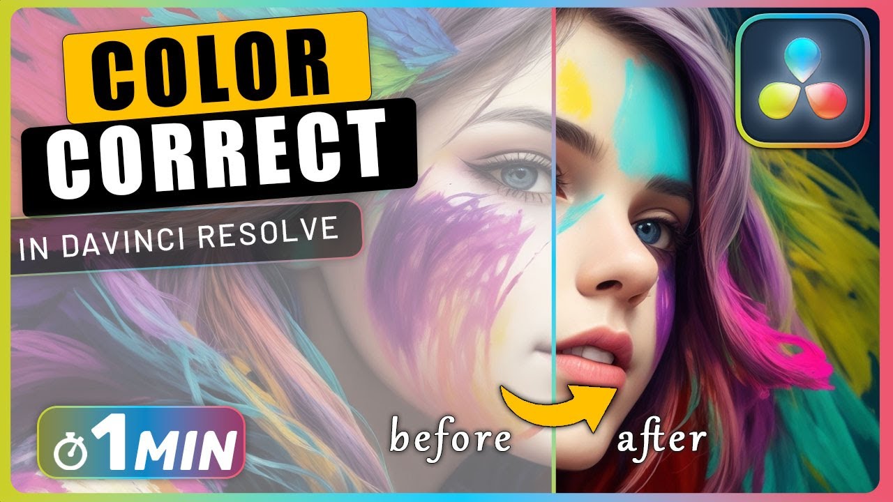 How to Color Correct Video with COLOR WHEELS and PARADE in Davinci ...