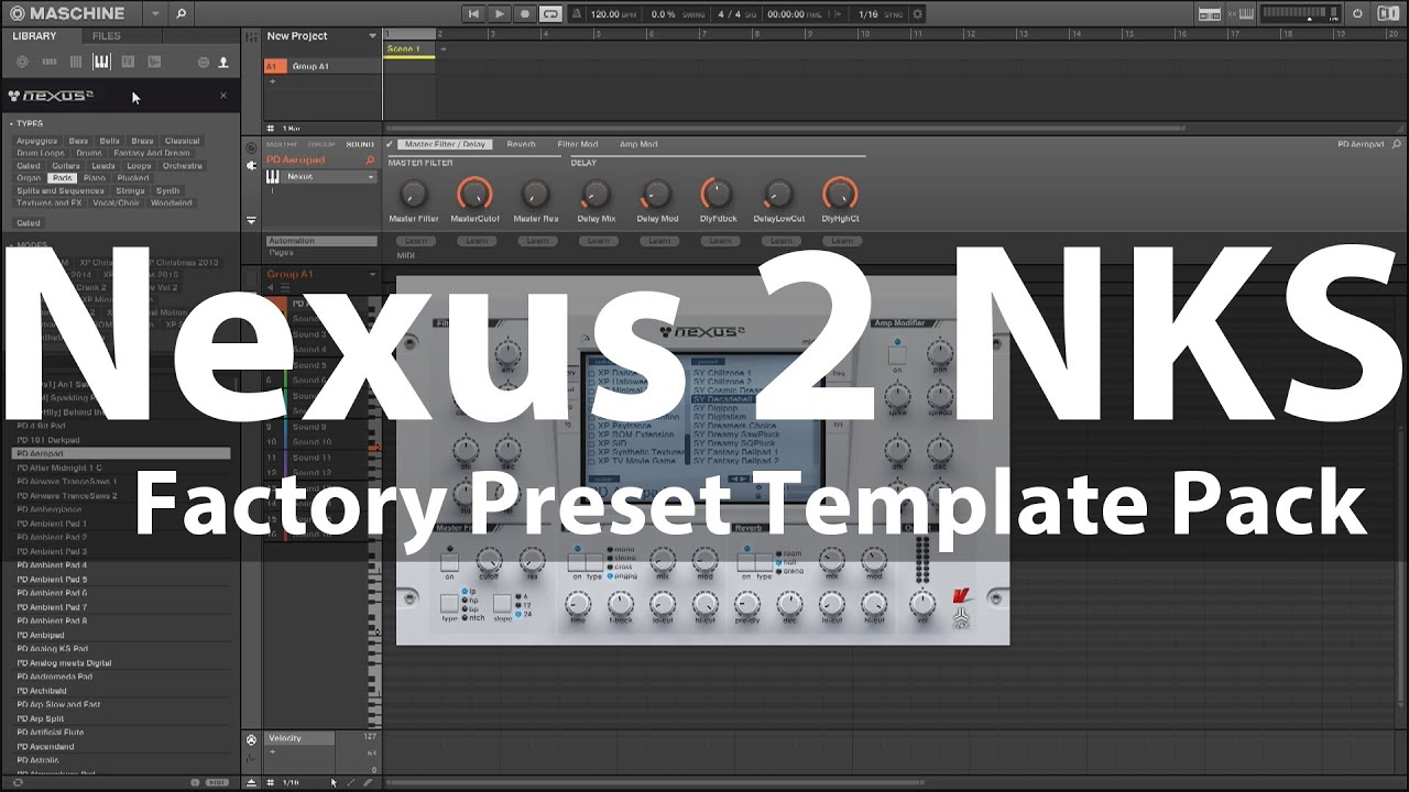 Nexus 2 NKS Factory Preset Templates for Maschine & Komplete Kontrol ...