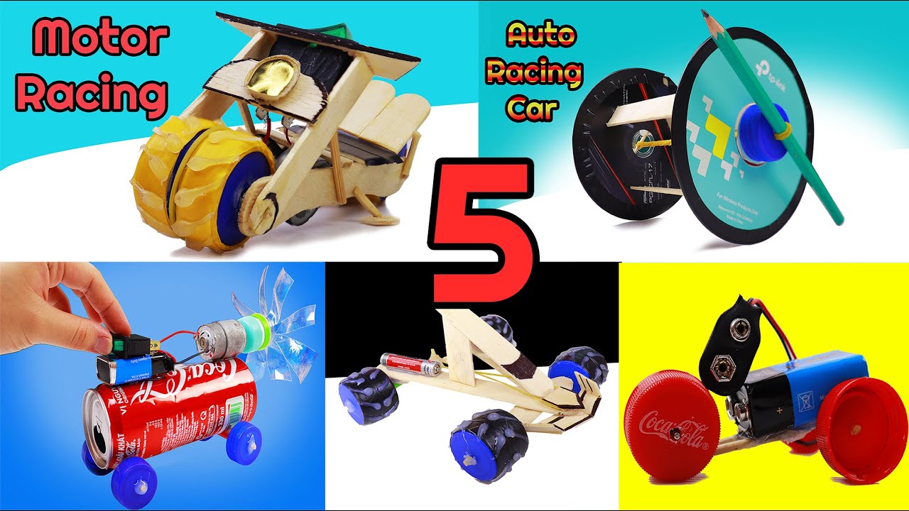 Top 5 Amazing Racing Cars You can make at Home #6 - YouTube