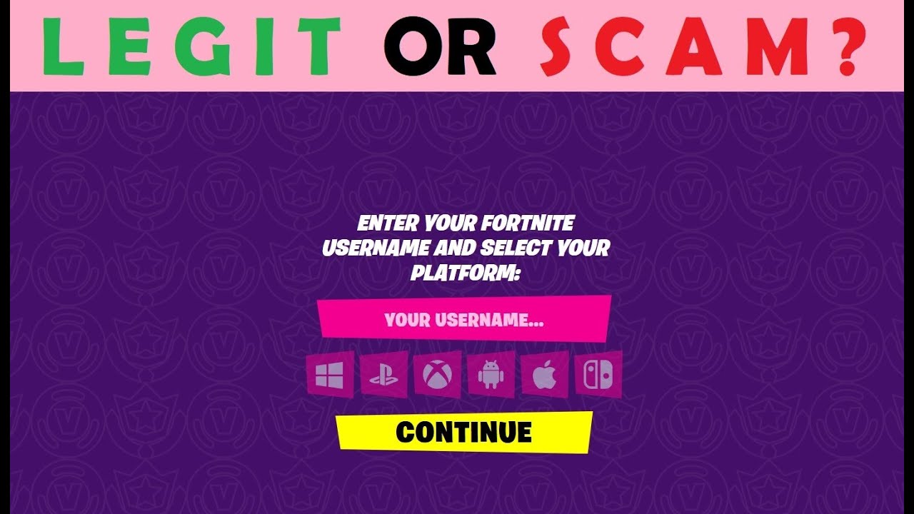 FtGet.us Free V-Bucks Fortnite – Legit or a Scam? - YouTube