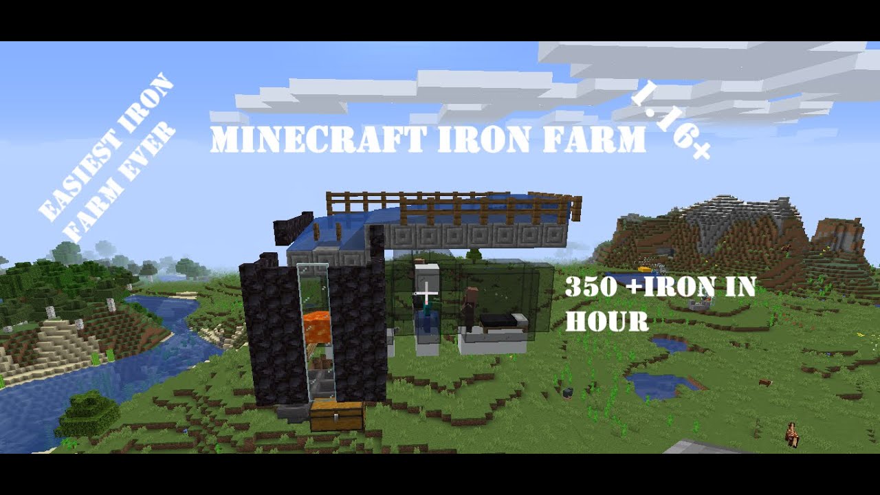 making easiest iron farm in minecraft like live insaan |minecraft | N ...