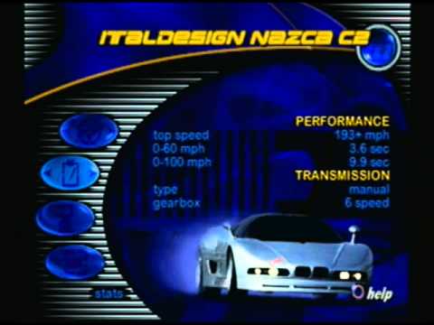 NFS 3 Showcase for Italdesign Nazca C2 (PS1) - YouTube