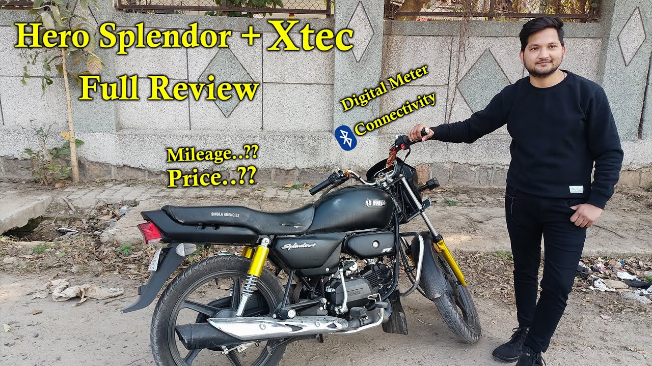 Hero Splendor Plus xtec Full review || Xtec || Digital Meter || Delhi ...