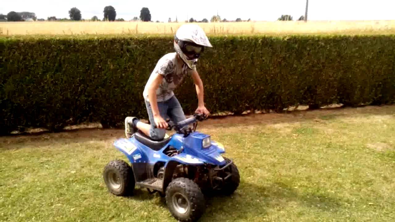 Présentation quad hytrack et 125 ycf !!! - YouTube