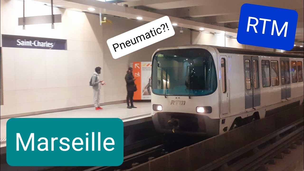 Métro's à Marseille-Saint-Charles | RTM - YouTube