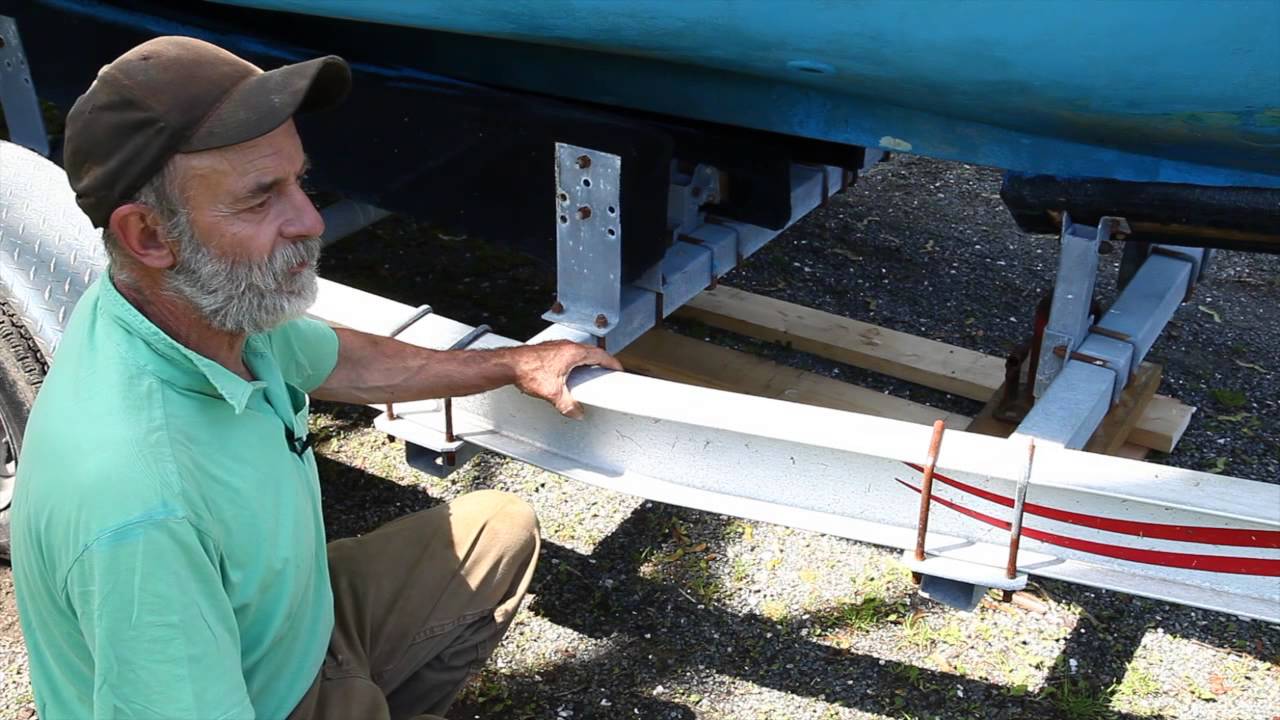 How to Take Your Boat Off It's Trailer (On Land) - YouTube