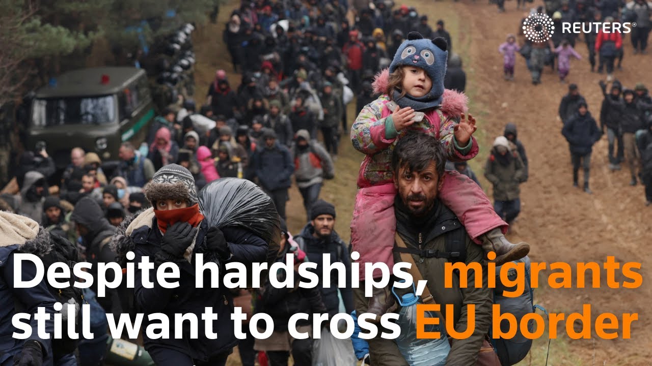 Despite hardships, Iraqi migrant crossing EU border says 'it's worth it ...