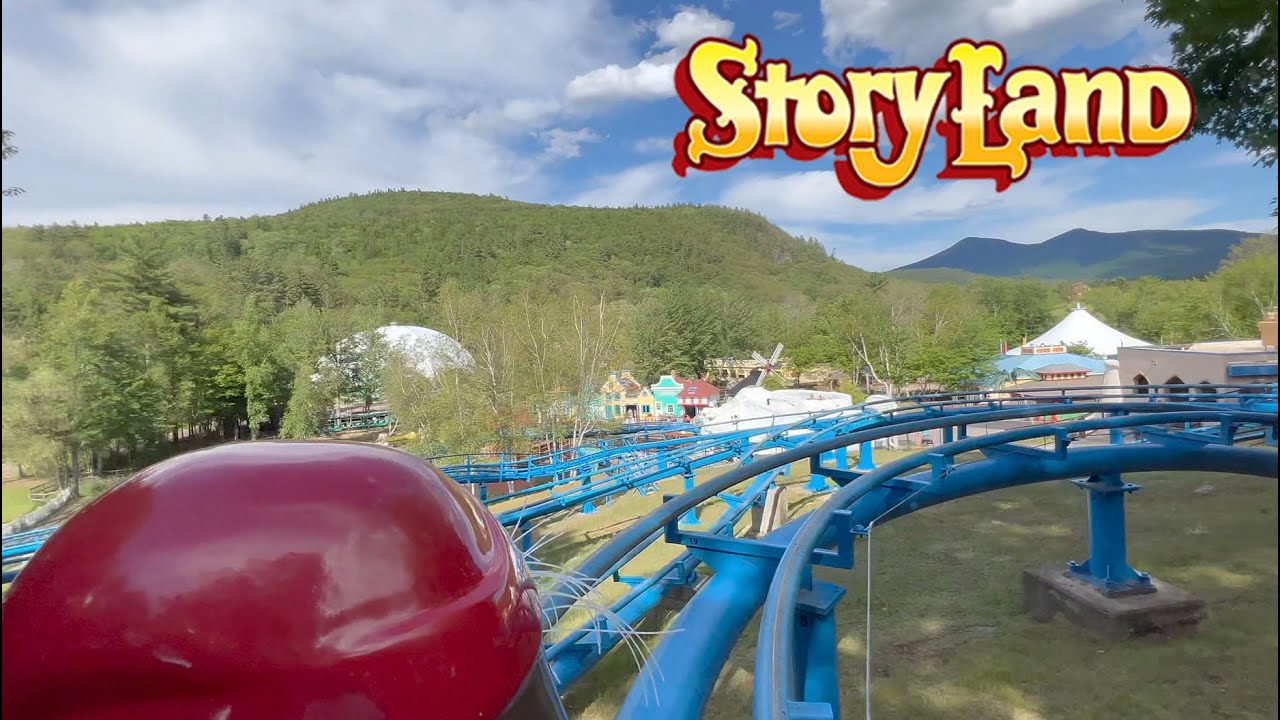 [4K] Polar Coaster front row POV Story Land 2022 - YouTube