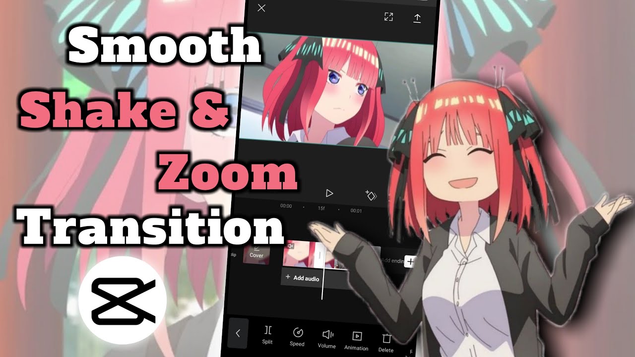Tutorial Smooth Shake & Zoom Transition AMV | Capcut - YouTube