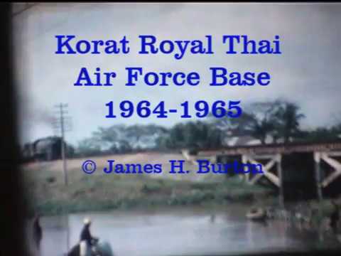 Korat Air Force Base, Thailand, 1964-1965 - YouTube