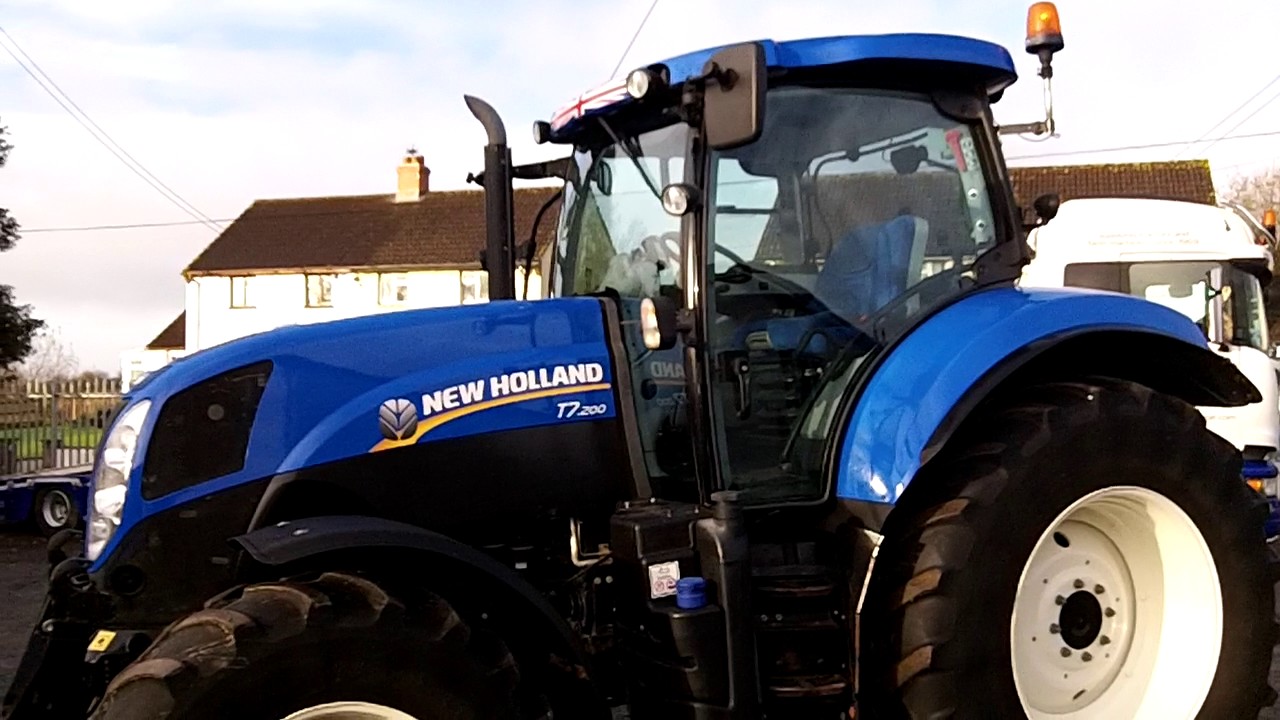 New Holland T7.200 Powercommand 50KPH c/w Front Linkage & PTO - YouTube