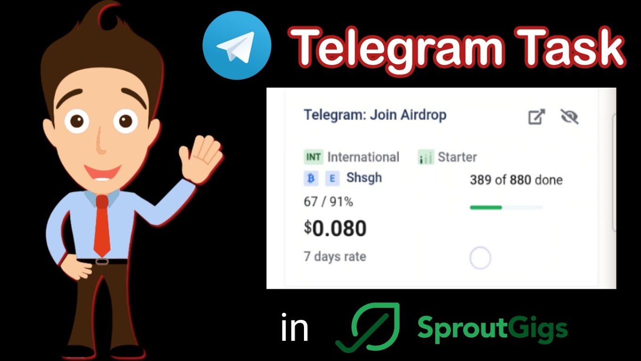 How to Complete Telegram Task in Sproutgigs | Telegram Join Bot Task in Sproutgigs | #sproutgigs ...