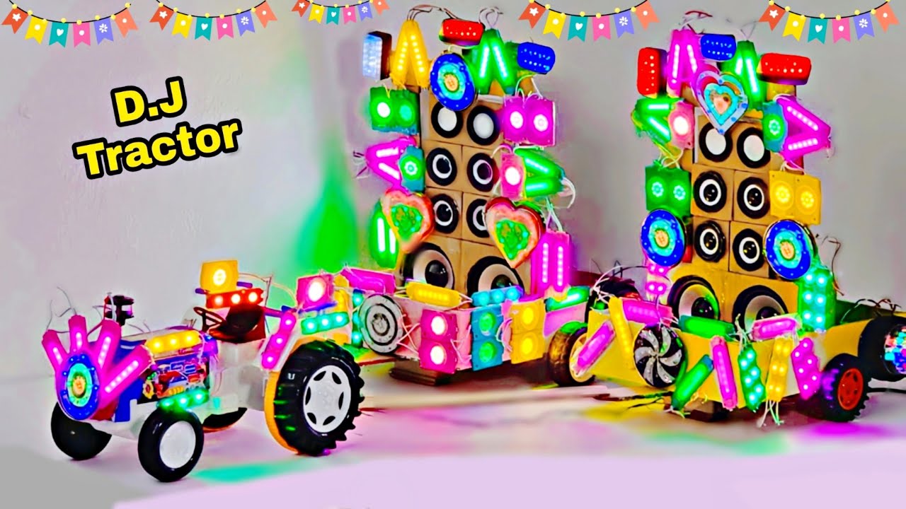 Tractor Mini DJ New Load Truck Light | Home Mini Tractor Speaker Box ...
