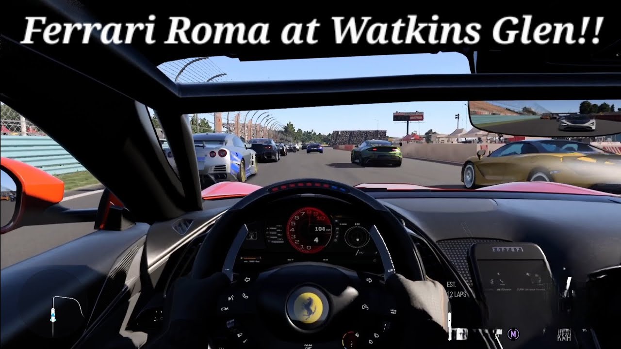 Ferrari Roma POV Cockpit View | Watkins Glen | Forza Motorsport 2024 ...