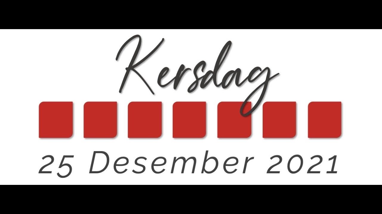 KERSDAG 2021 - YouTube