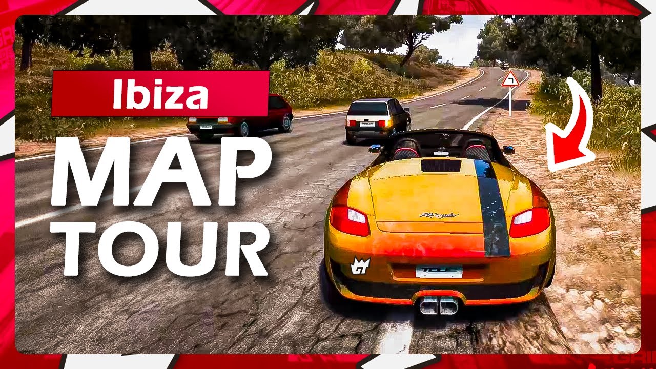 Test Drive Unlimited 2 Map Tour - Ibiza Island Road Trip - YouTube