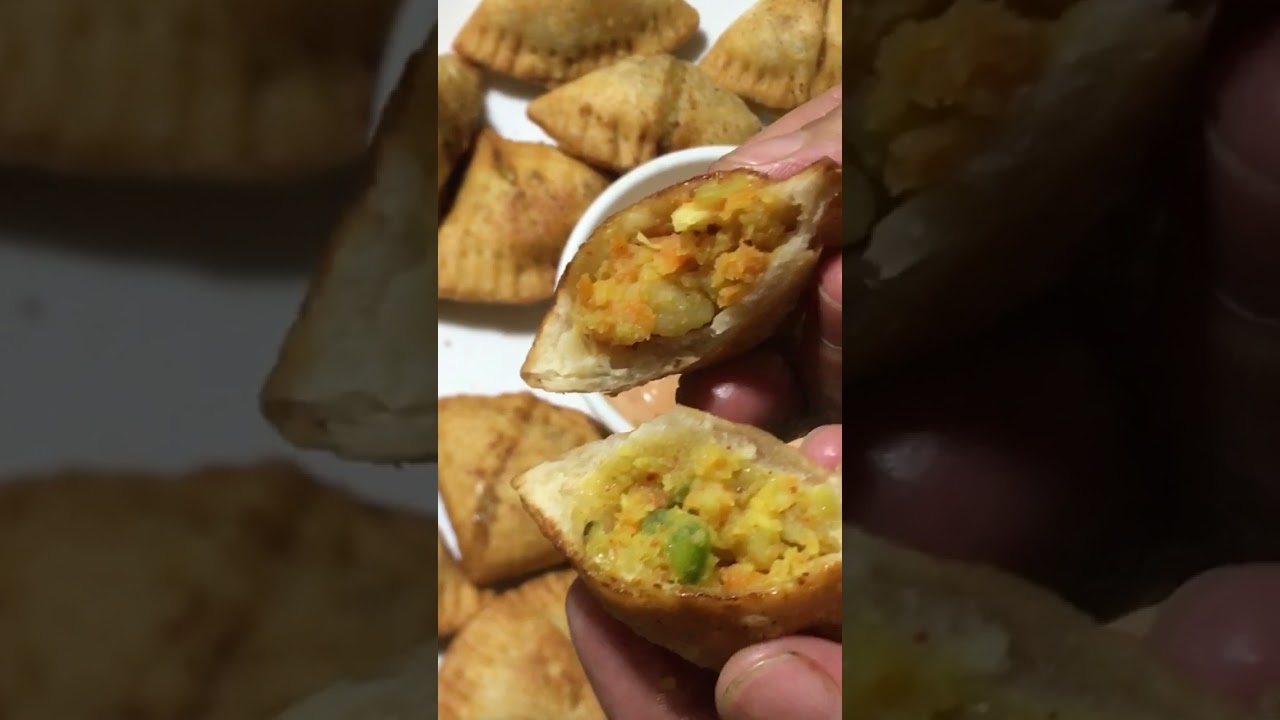 Vegetable small samosa recipe - YouTube
