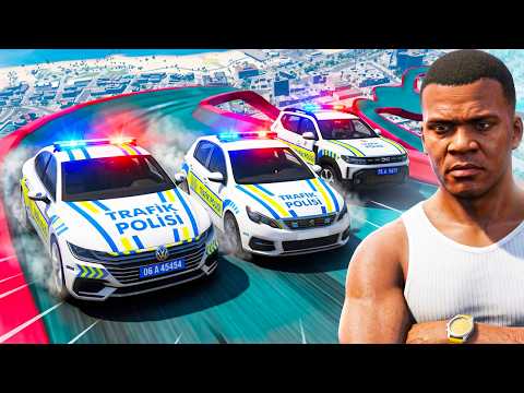 FRANKLİN TÜRK POLİS ARABALARINI KULLANIYOR | GTA 5 MODS