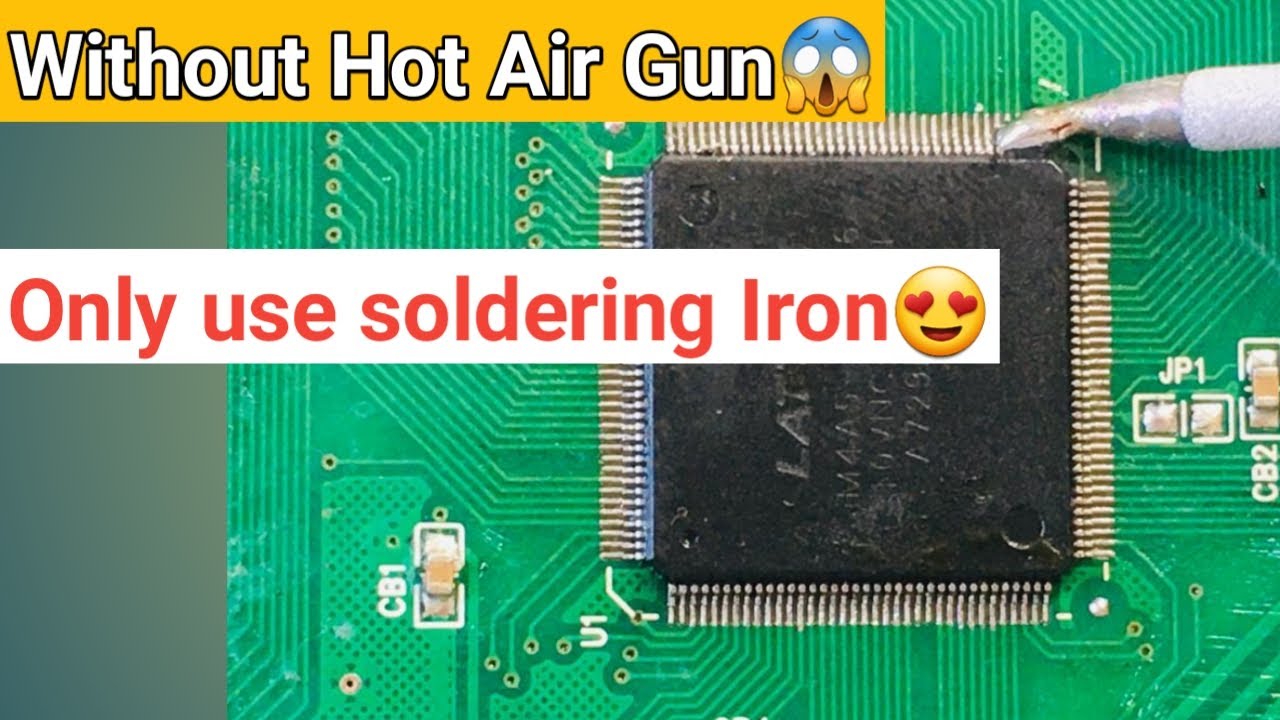 How to Solder SMD CPLD ICs in 10 Minutes - YouTube