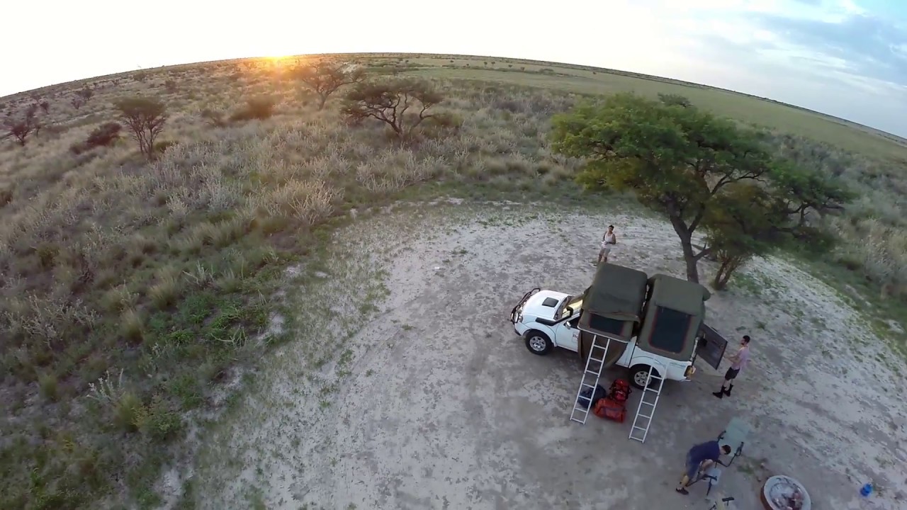 Khutse Game Reserve from drone - Botswana - YouTube