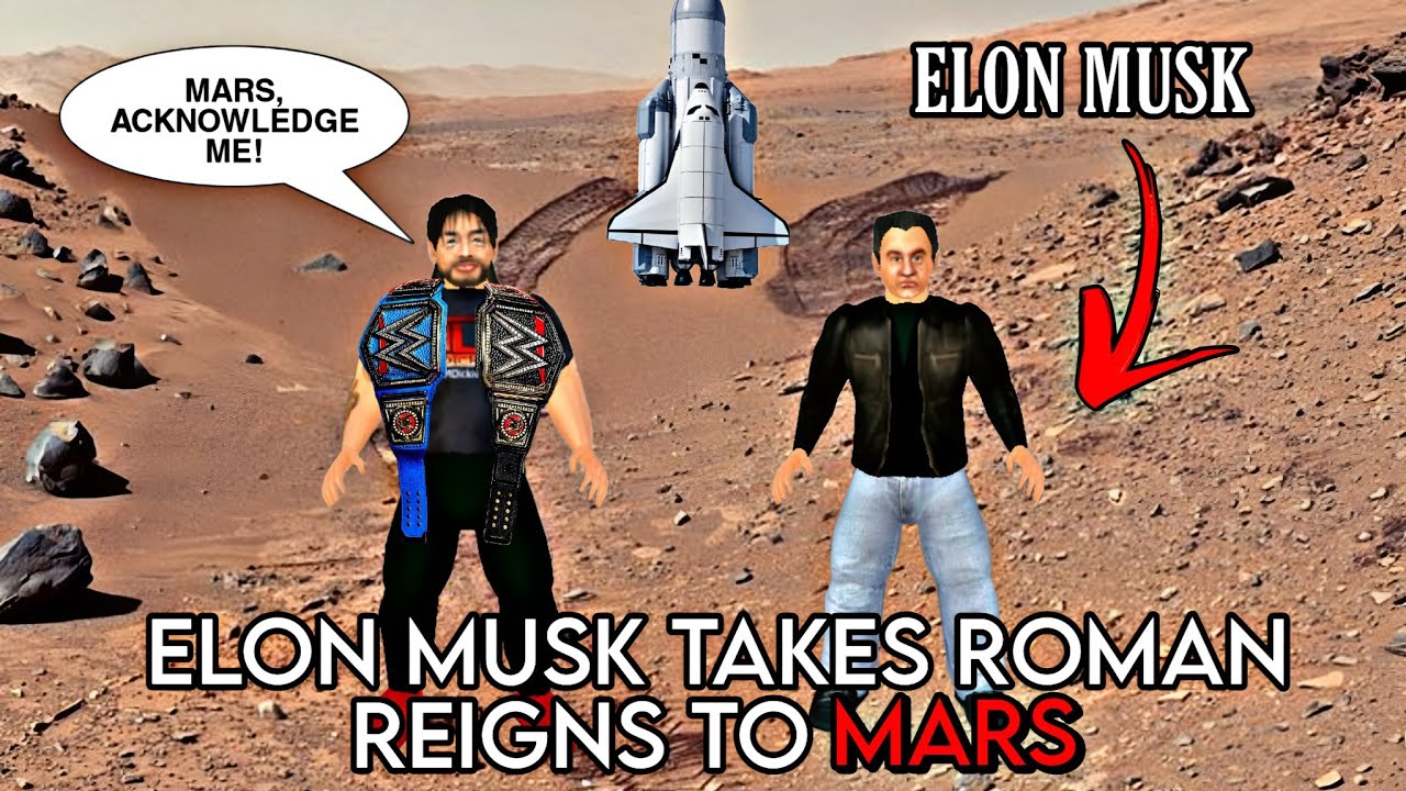Elon Musk takes Roman Reigns to Mars | Wrestling Empire - YouTube