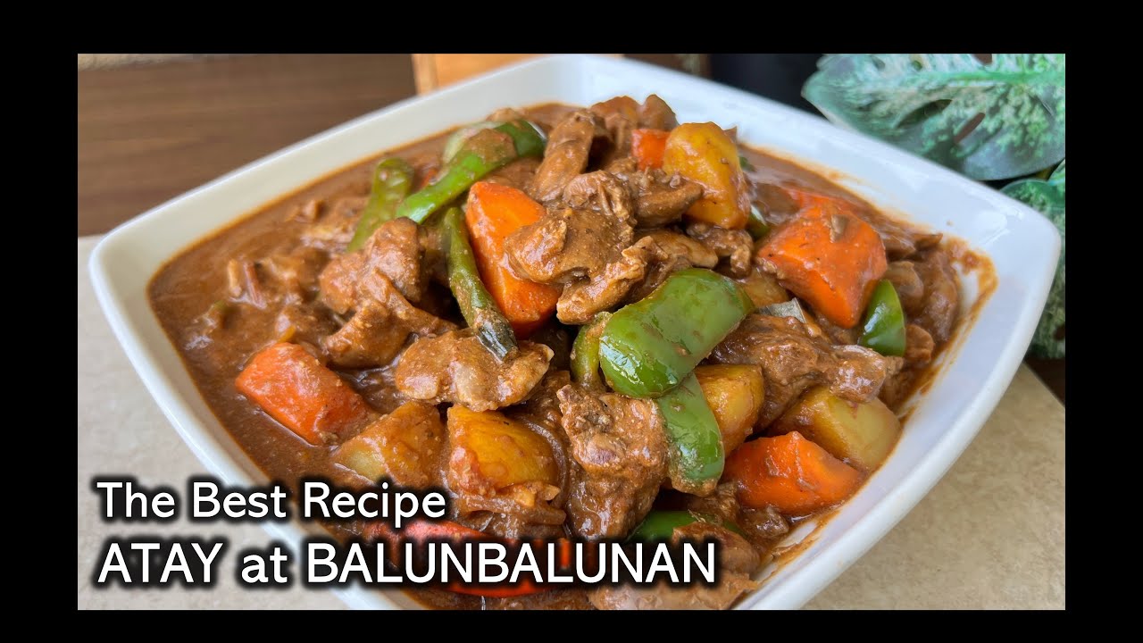 ATAY at BALUNBALUNAN Recipe | Paano magluto ng napakasarap na Atay at ...