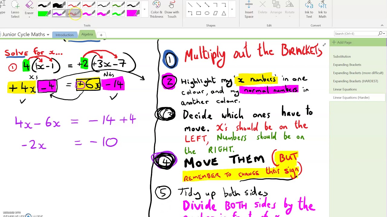 linear equations HARDEST - YouTube