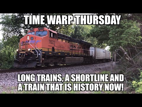 Time Warp Thursday! Long trains, a shortline, a train that`s history ...