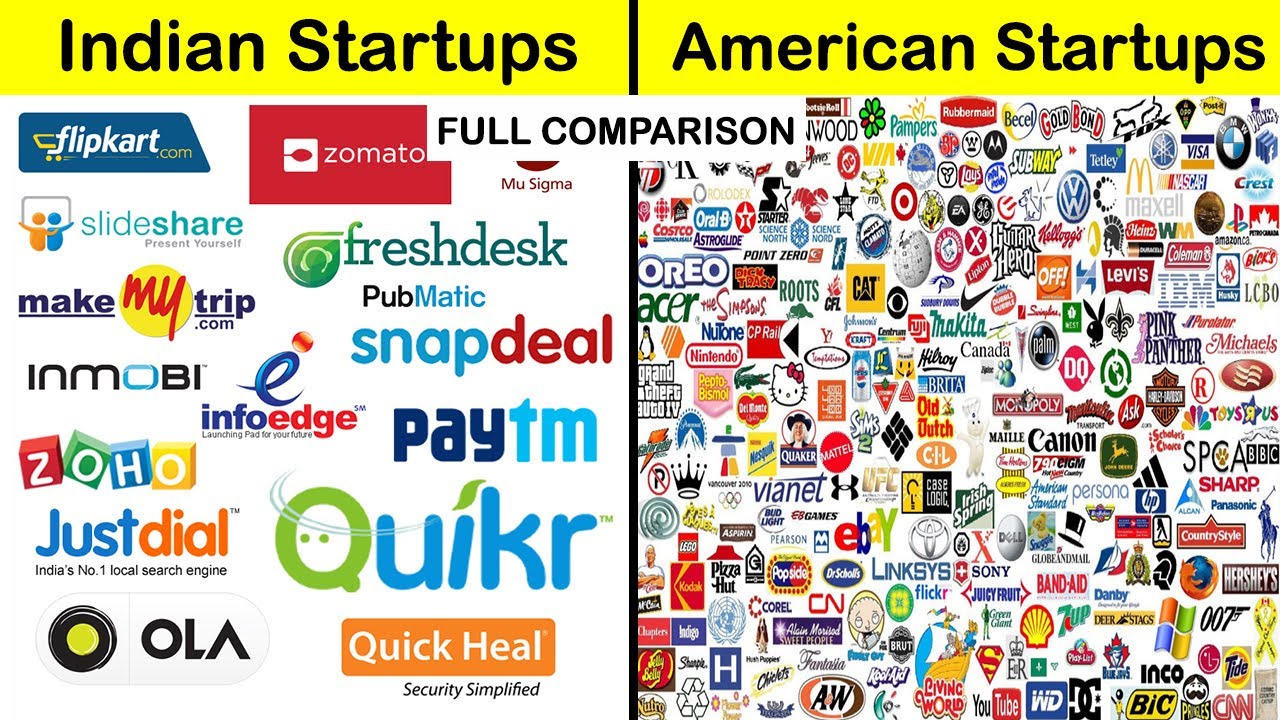 Indian Startups vs American Startups Full Comparison UNBIASED in Hindi ...