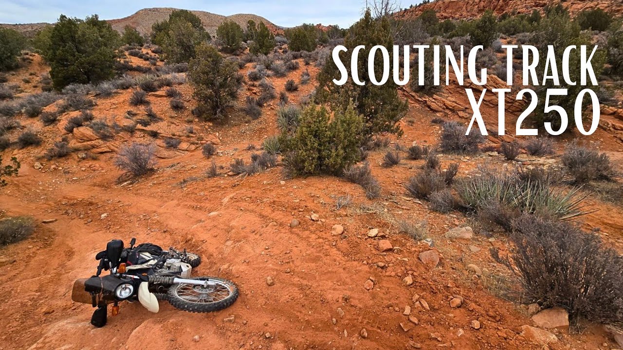 Scouting Track - Off Road Riding -Yamaha XT250 - YouTube