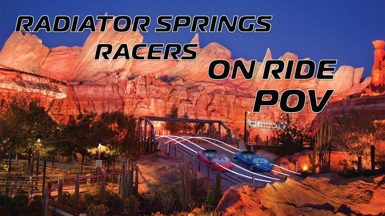 Disney California Adventure Radiator Springs Racers FULL RIDE - YouTube