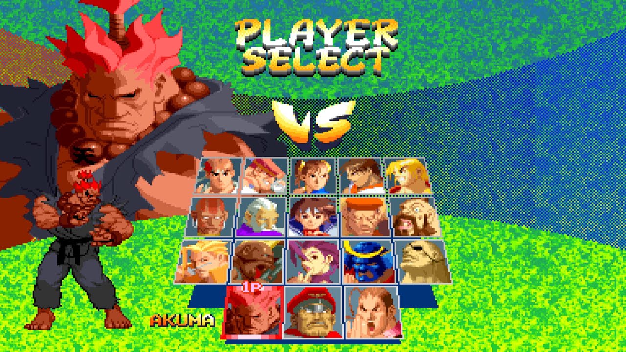 Street Fighter Alpha 2 - Akuma Arcade Mode - YouTube