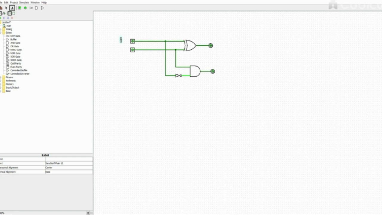 Logisim Test Circuit Youtube