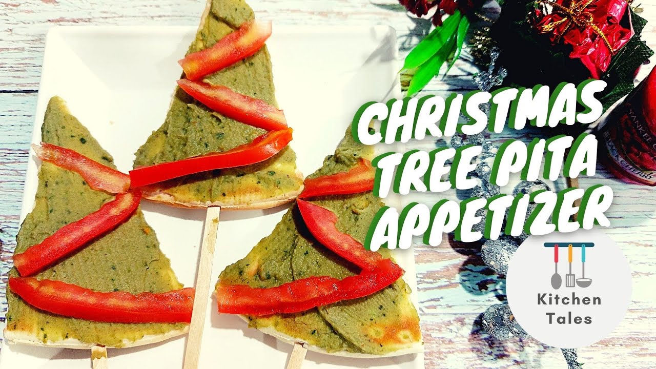 Pita Appetizer • Christmas Tree Pita Appetizers • NV Kitchen Tales ...