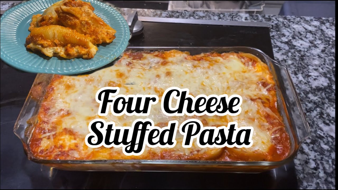 Four Cheese Stuffed Pasta - YouTube
