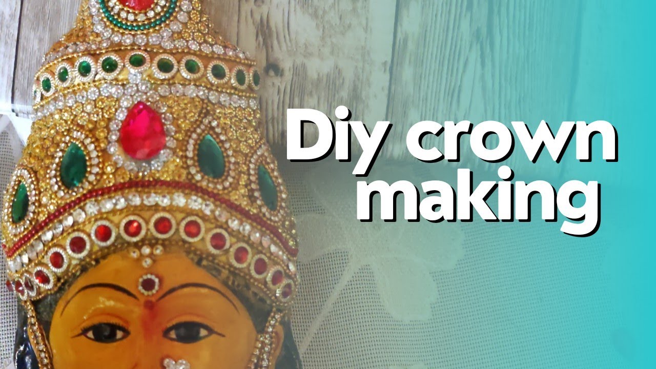 Ammavari kiritam making |Varalakshmi pooja decor|2023 diy idea #easy ...