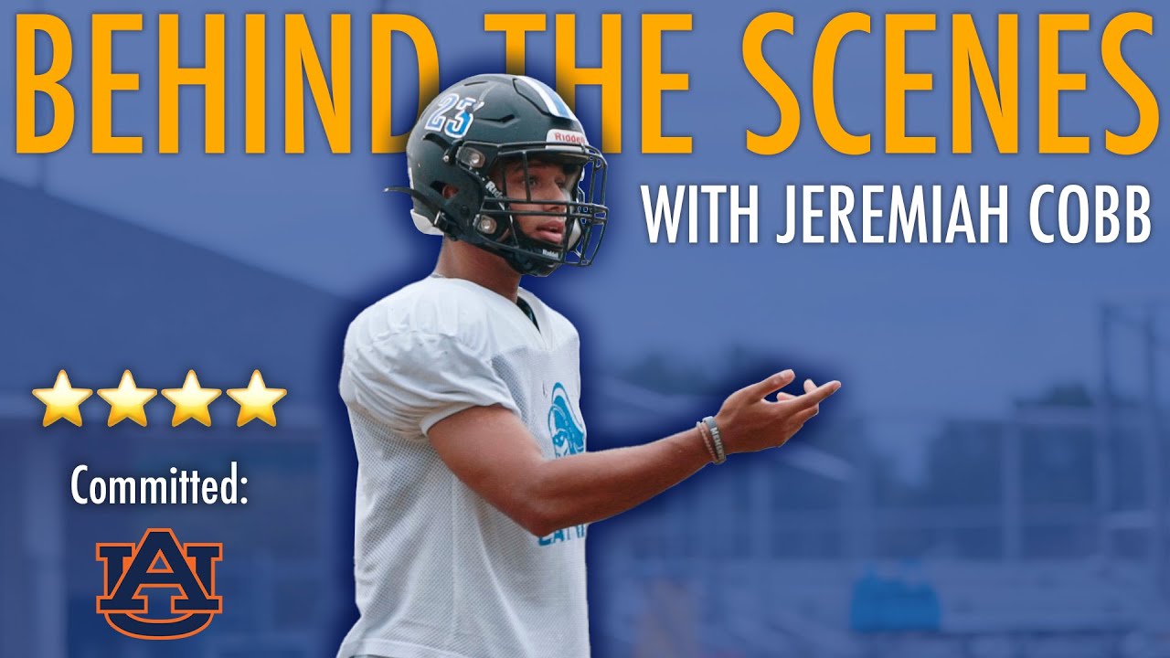 Behind The Scenes With Jeremiah Cobb (Montgomery Catholic 4-Star RB ...