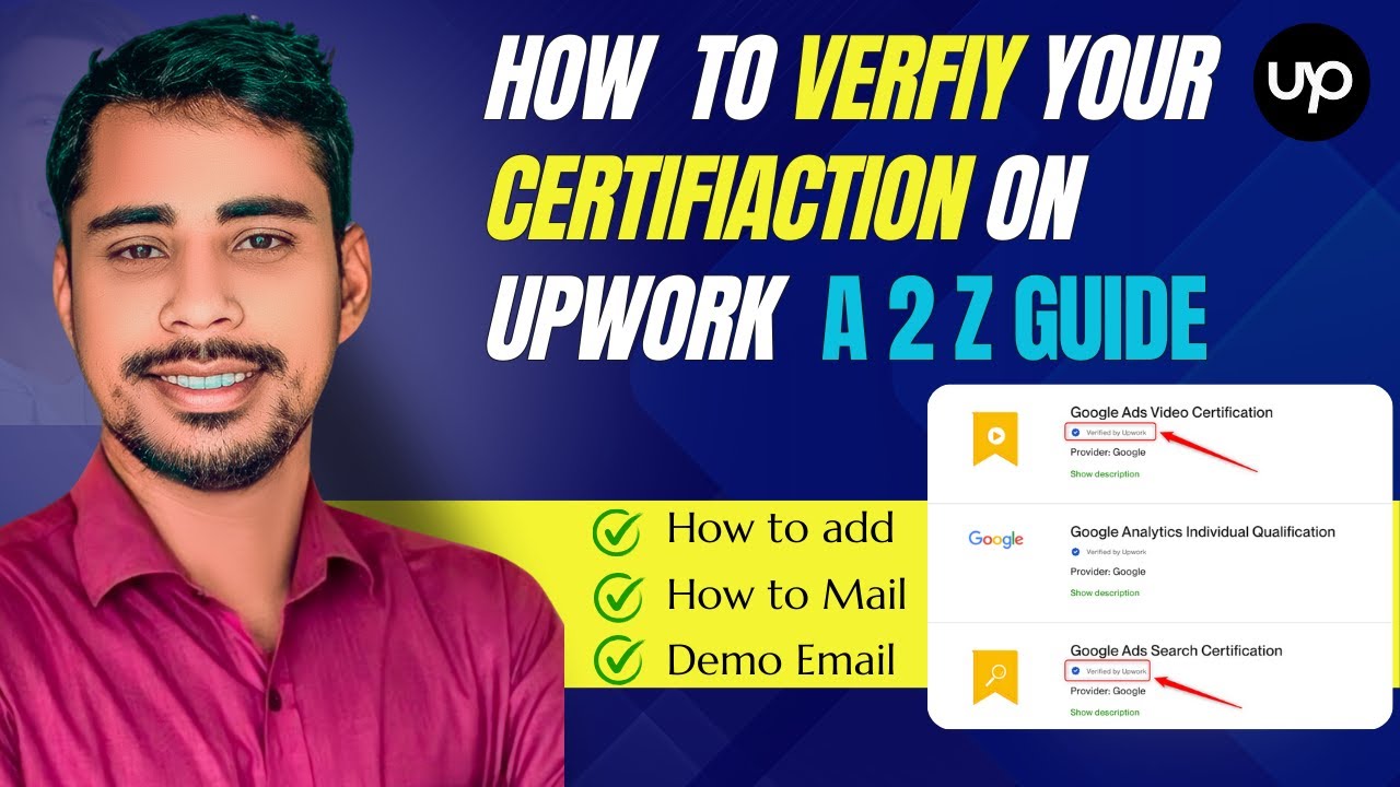How to add & verify your certificate on Upwork ? |কিভাবে আপ-ওয়ার্কে ...