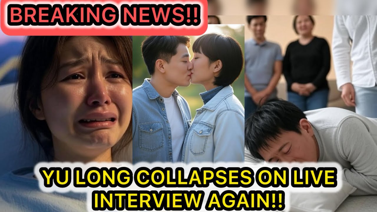YU LONG COLLAPSES AGAIN ON LIVE INTERVIEW WHILE TALKING ABOUT THE TWINS ...