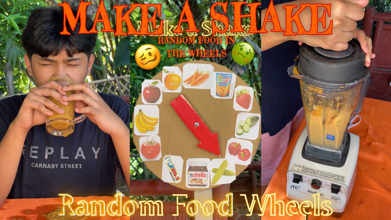 Make A Shake To Random Food In A Wheels - YouTube