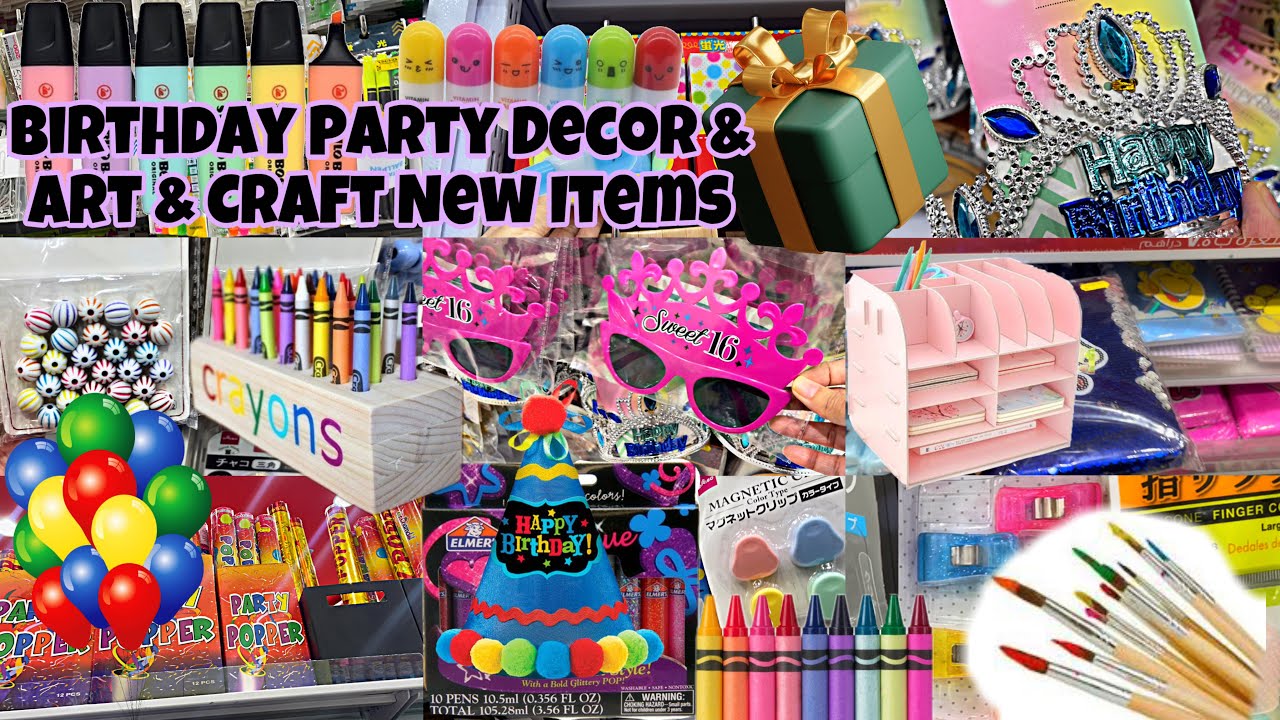 Birthday Party Decoration New Ideas | Stationary Art & Craft New items ...