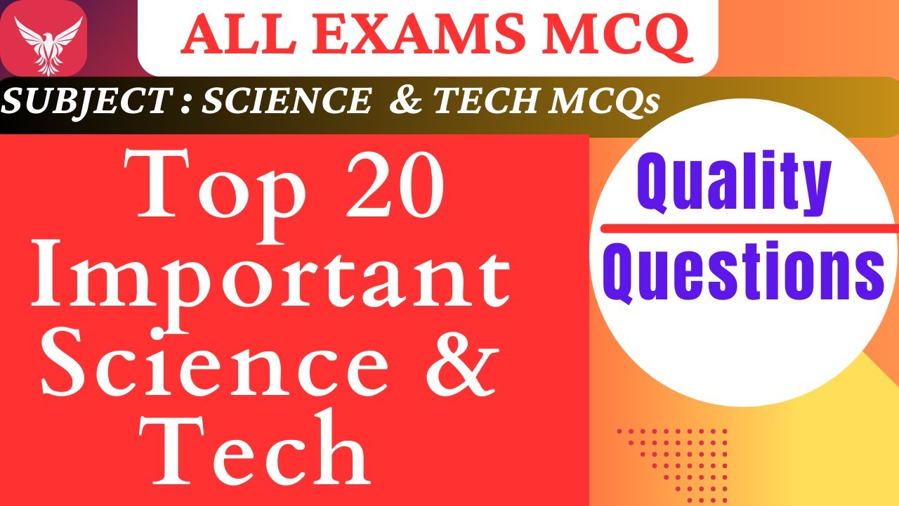 Top 20 Science & Technology | General Knowledge |GK GS MCQ| for all ...