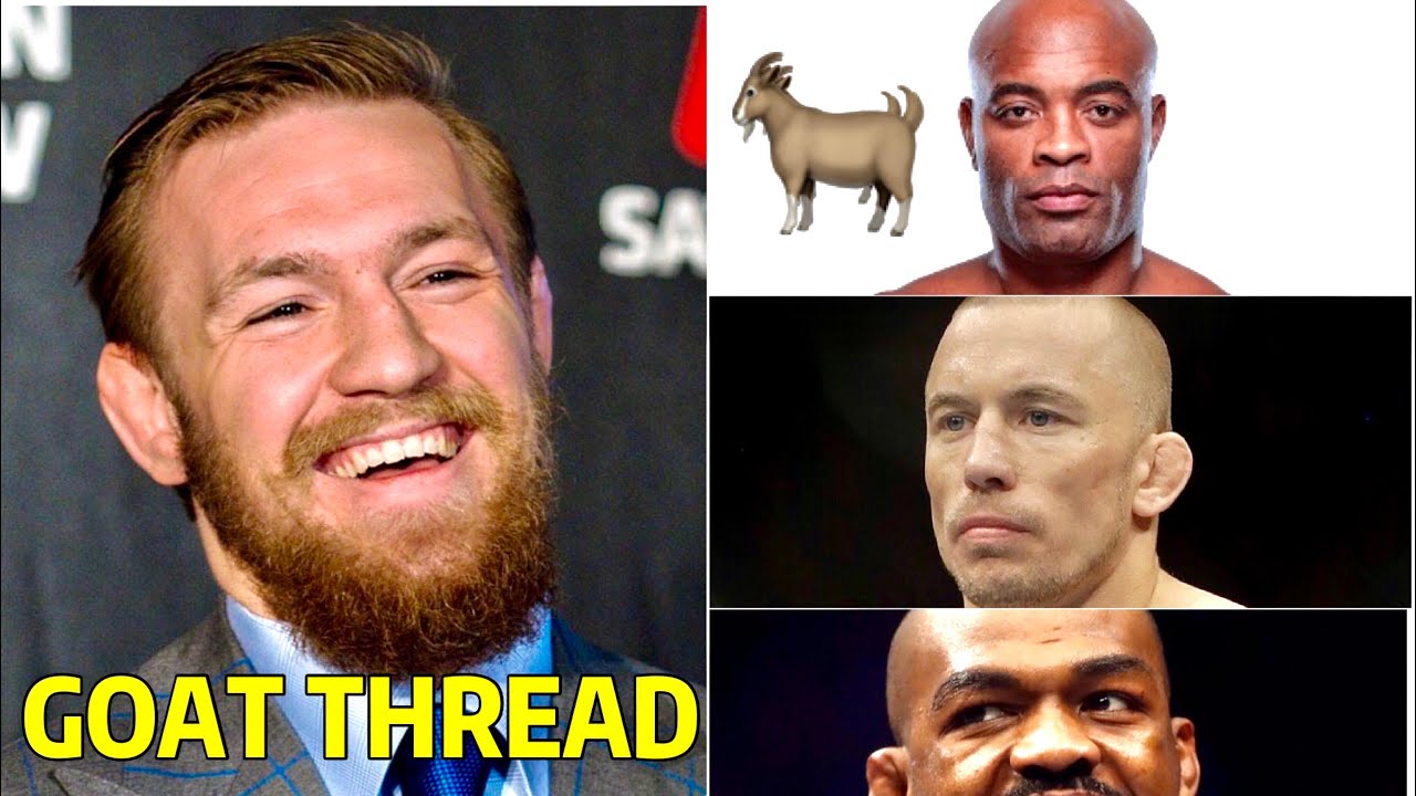 Conor McGregor names his top four MMA GOATs in brutally honest twitter ...