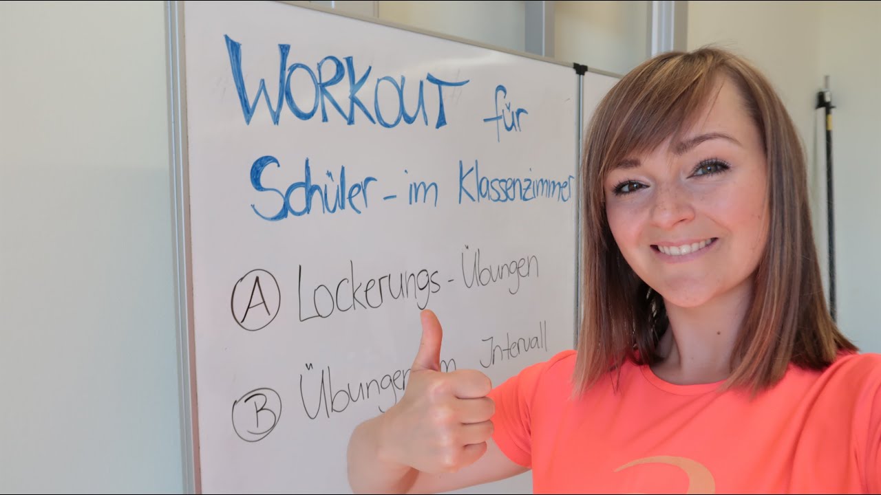 5. Workout für Schüler - im Klassenzimmer - YouTube