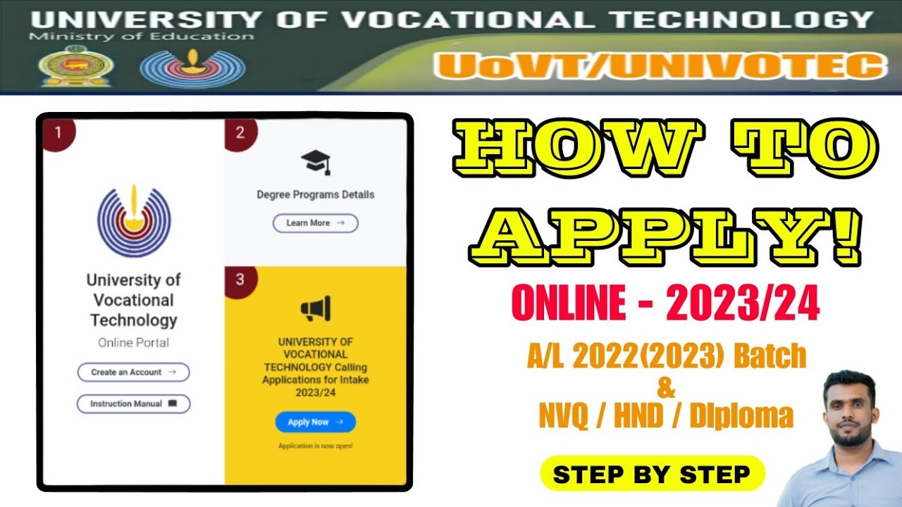 Univotec Application Online - 2023/24 | A/L 2022(23) /NVQ/HND/DIploma ...