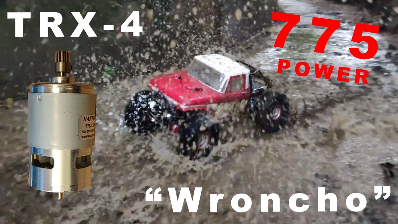 TRX4 "Wroncho" | 775 "big block" POWER on Trx 4 chassis - YouTube