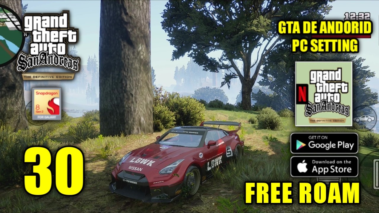 GTA San Andreas Definitive Edition Android Free Roam Graphics PC Settings Ultra + Cars (GFX ...