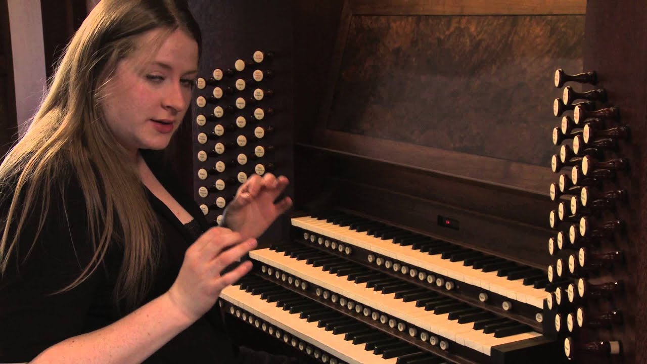 Amanda Mole at the Console of Opus 139, Memorial Church, Cambridge - YouTube