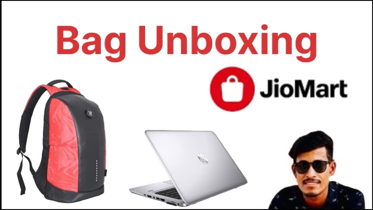 Laptop bag Unboxing Order By Jio Mart Best Price Black Bag... - YouTube