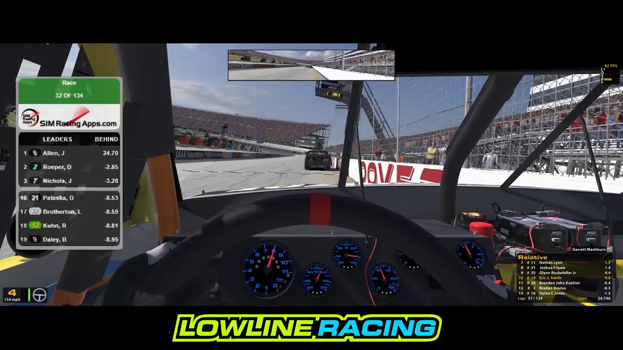 NASCAR iRacing Road to Pro Series - Week 6 - Dover - YouTube